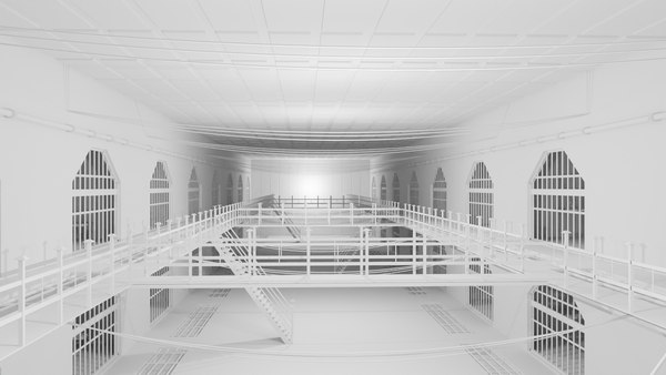 modelo 3d Interior de la prisión - TurboSquid 2157314