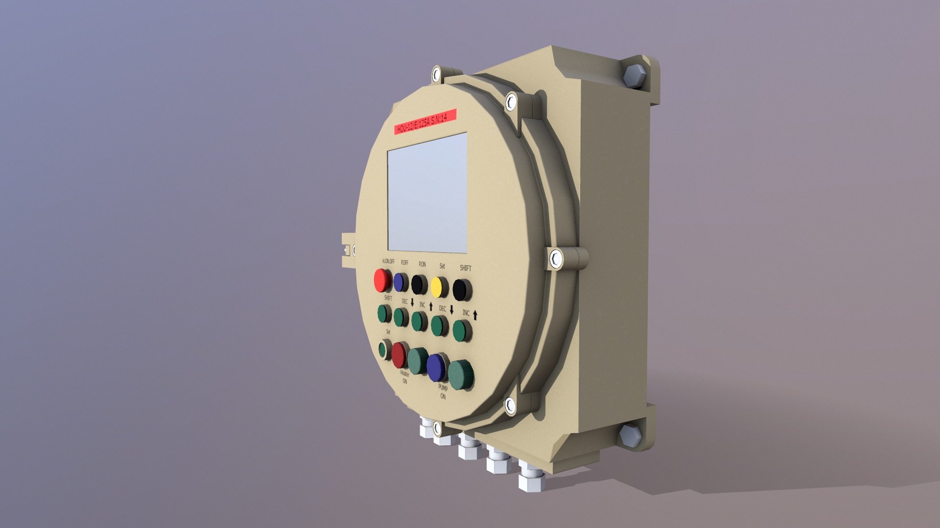 Electric Panel 3D Model - TurboSquid 2287791