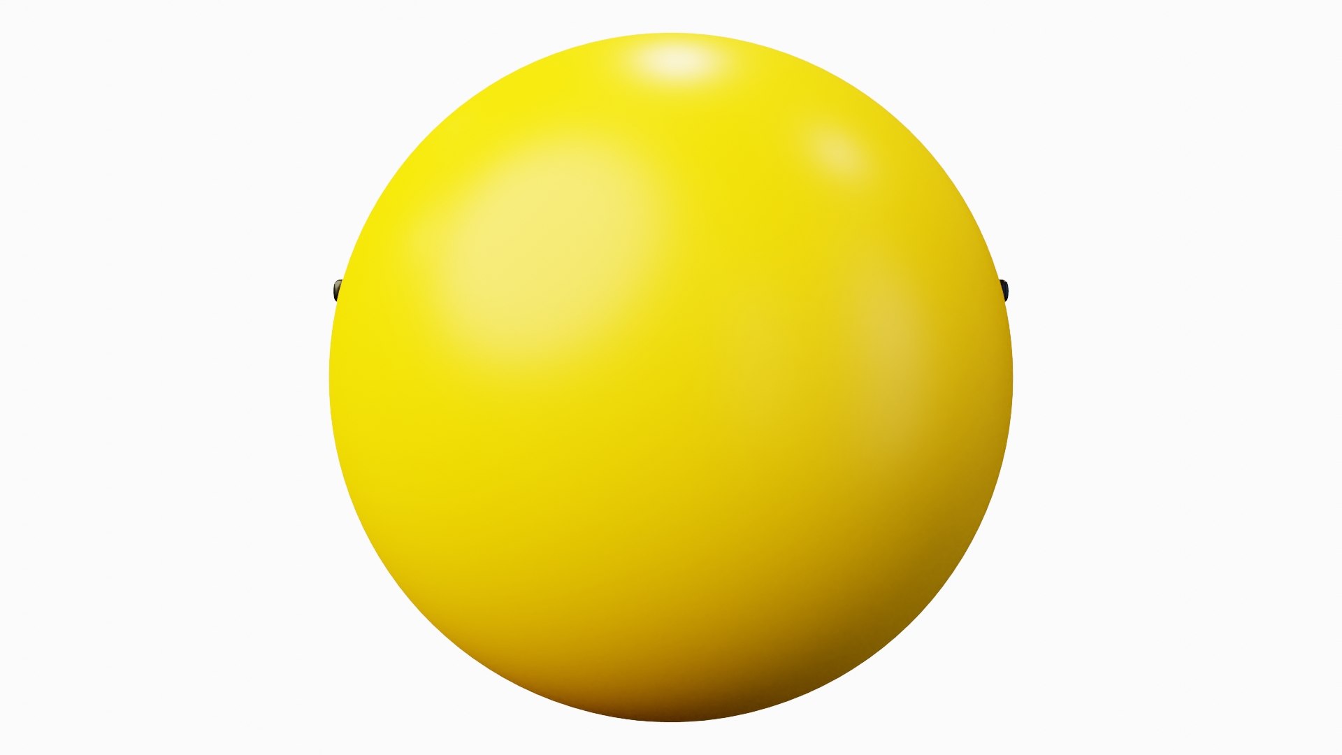 3D Smirking Cool With Sunglasses Yellow Ball Emoticon Emoji Or Smiley ...