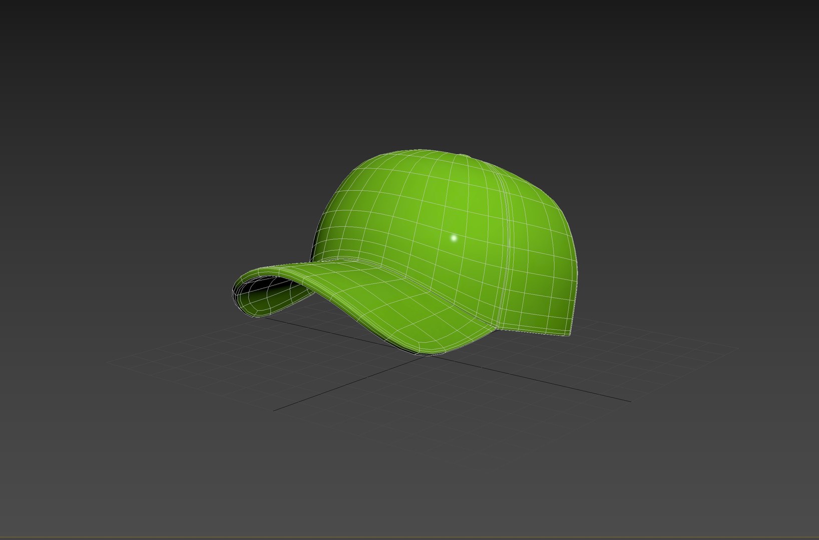 Green Cap 3D Model - TurboSquid 2120385