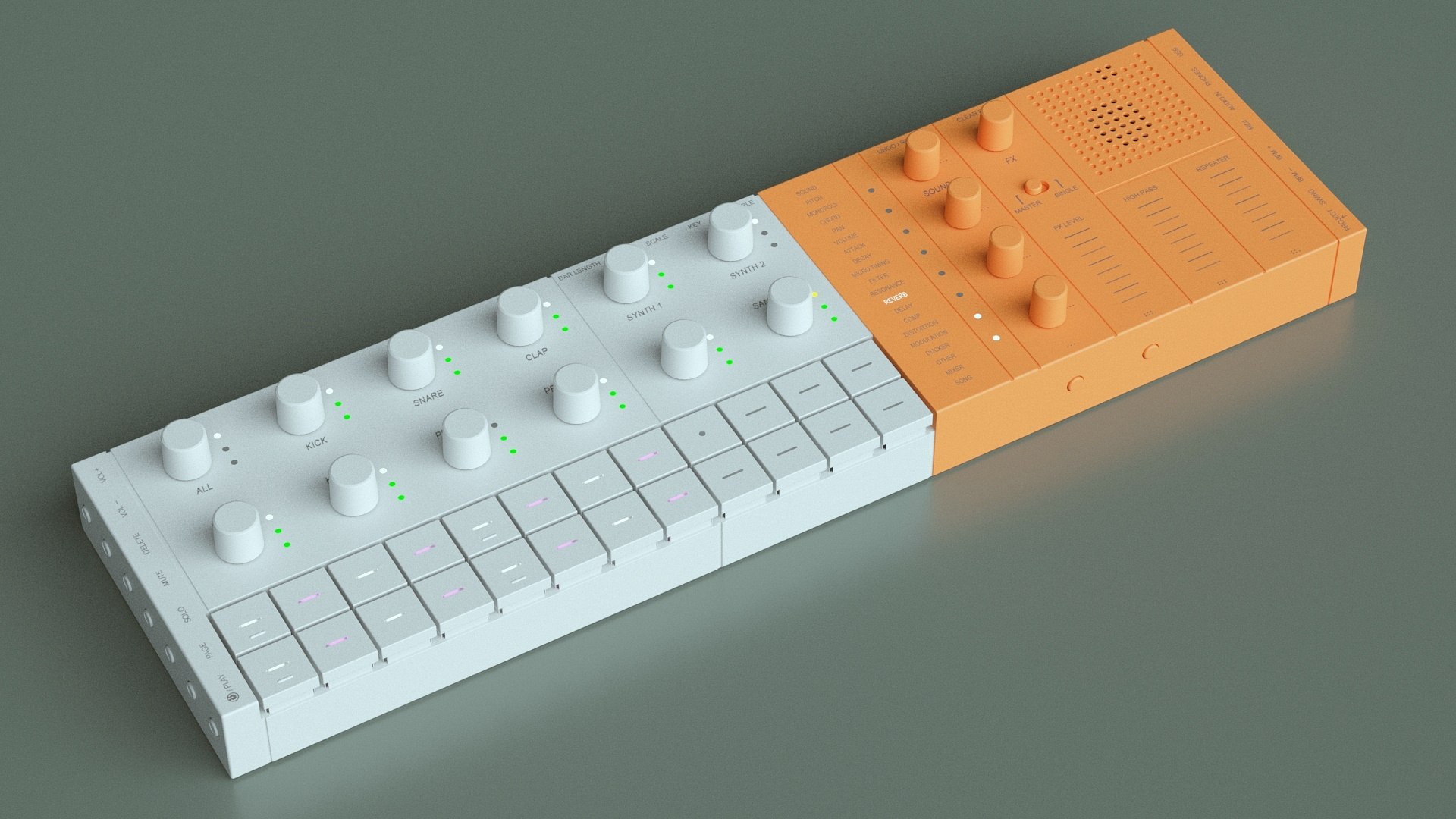 3D Yamaha SEQTRAK Groovebox - TurboSquid 2186149