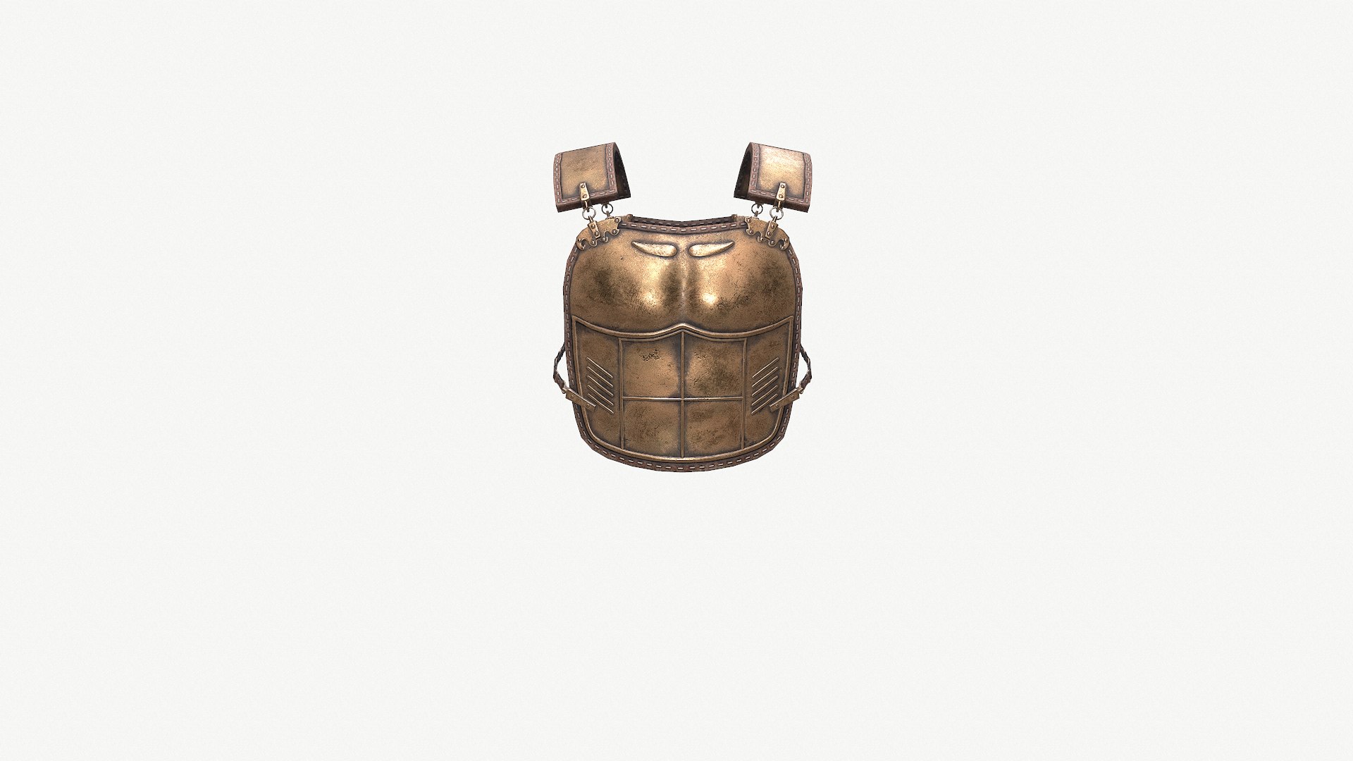 Ancient Armor MusclePectorale 3D Model Game Ready PBR Low Poly 3D ...