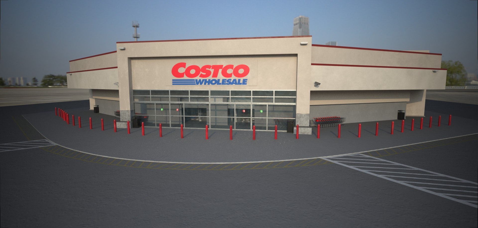 COSTCO WAREHOUSE Render Render PBR Ultra High Quality 3D Model ...