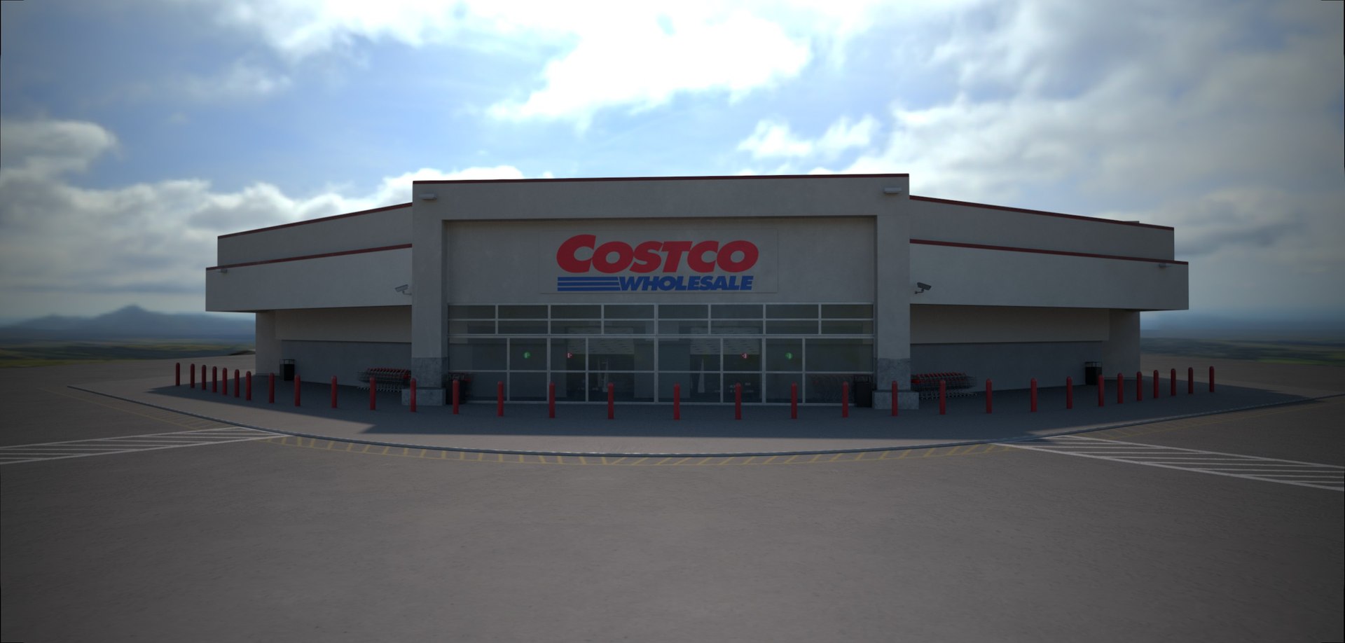 COSTCO WAREHOUSE Render Render PBR Ultra High Quality 3D Model ...