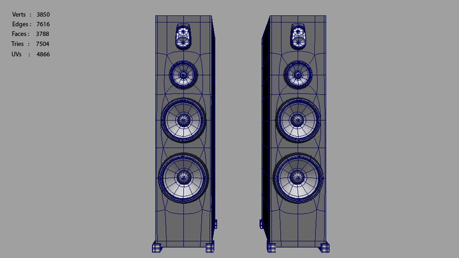 Speaker Loud 3d Obj