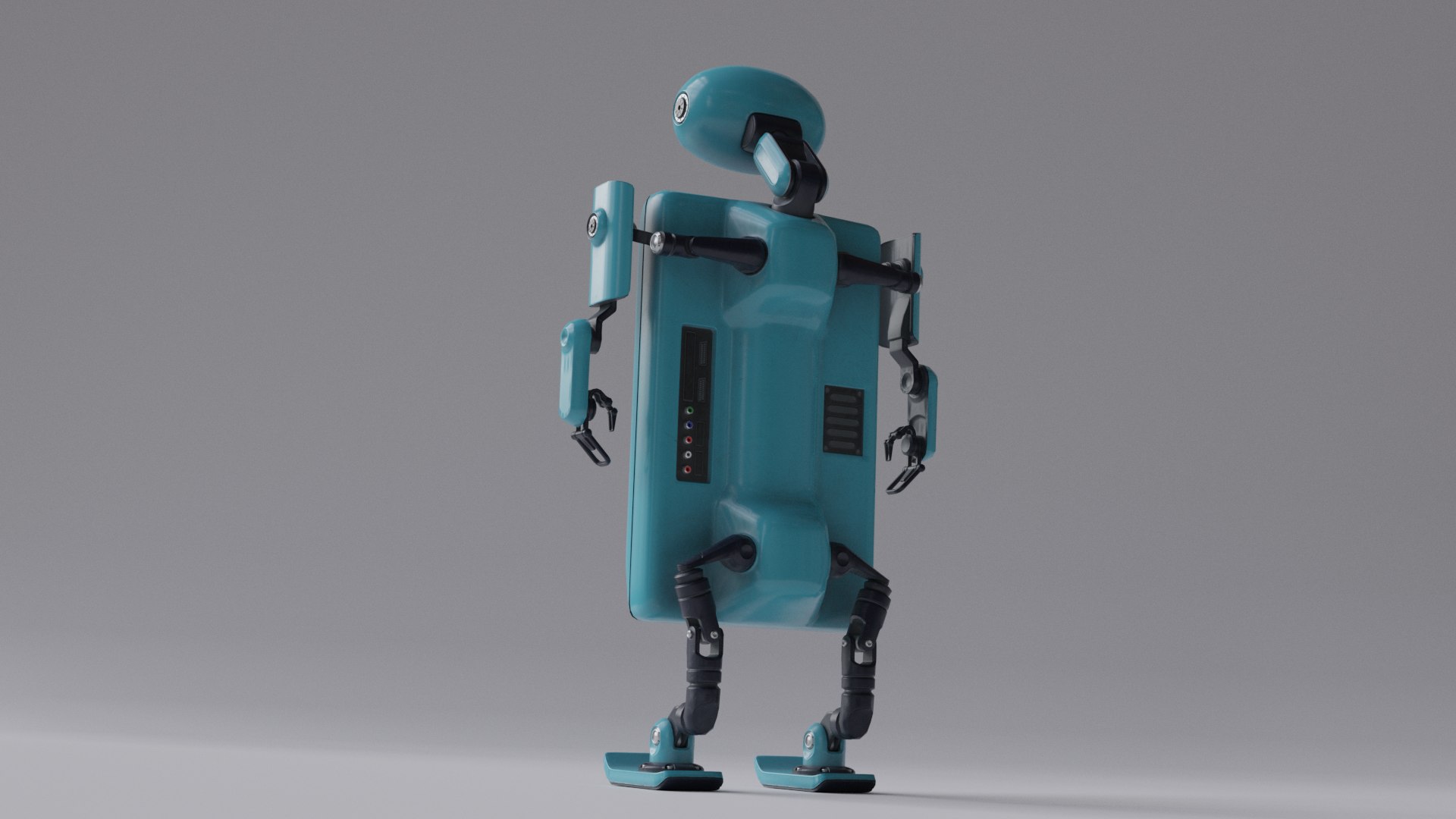 Robot TVset 01 3D Model - TurboSquid 1756697