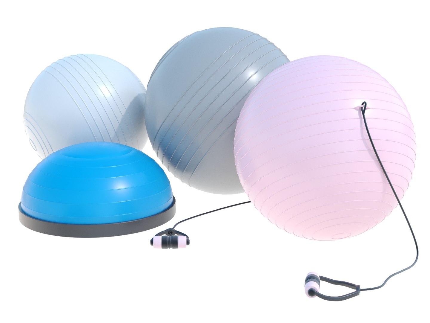 KIT BALL PILATES 3D Model - TurboSquid 1922808