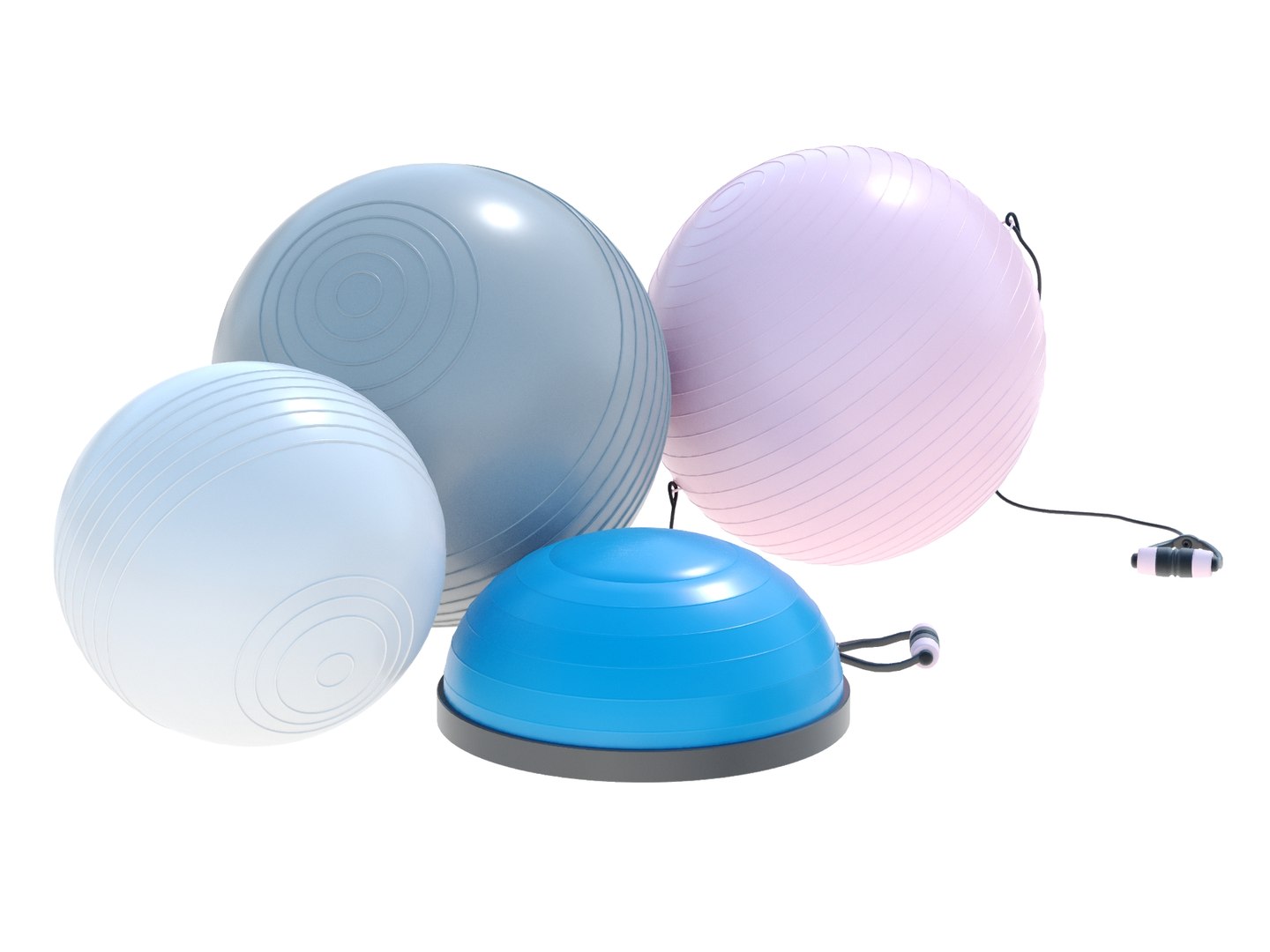 KIT BALL PILATES 3D Model - TurboSquid 1922808