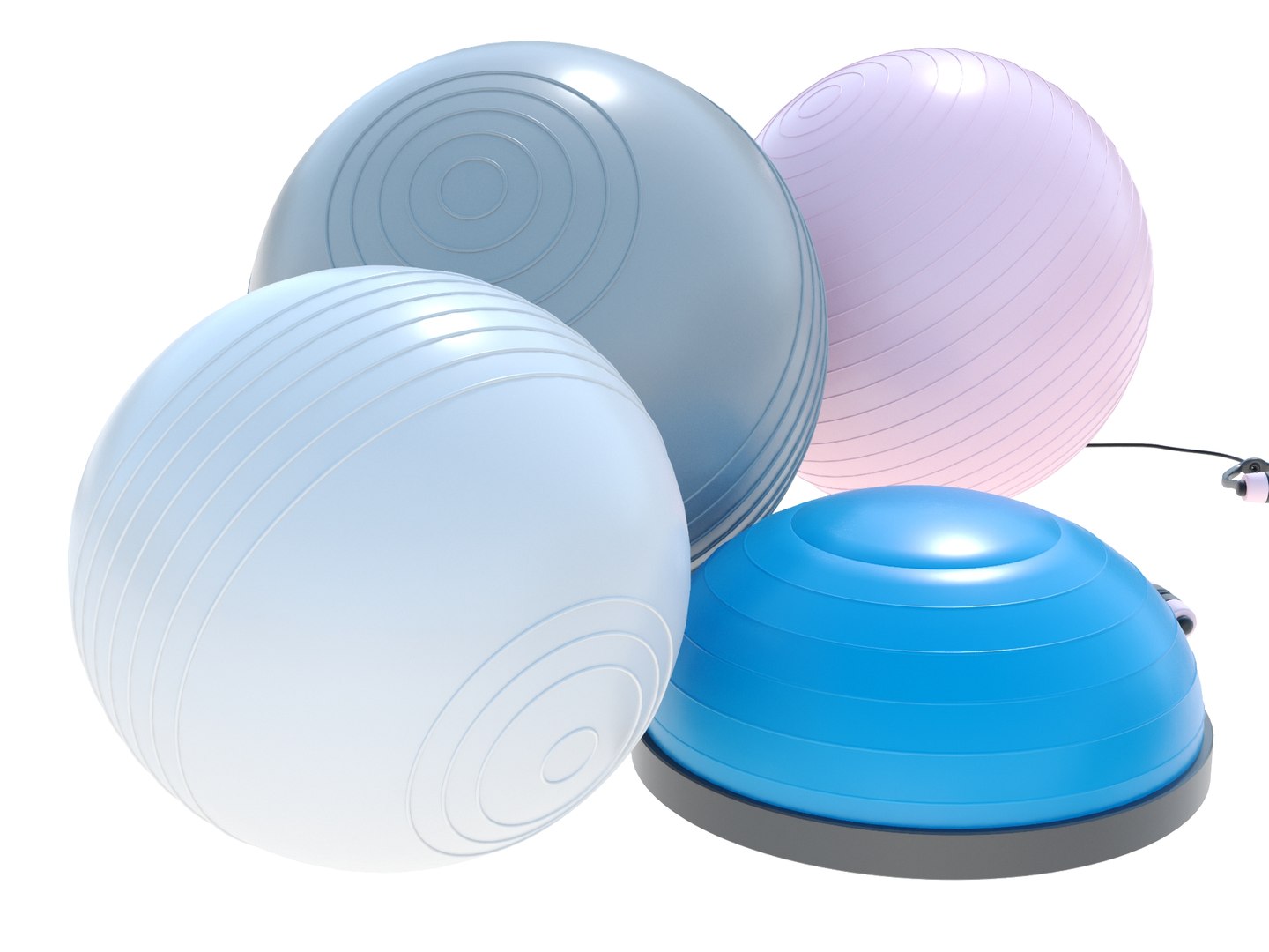 KIT BALL PILATES 3D Model - TurboSquid 1922808