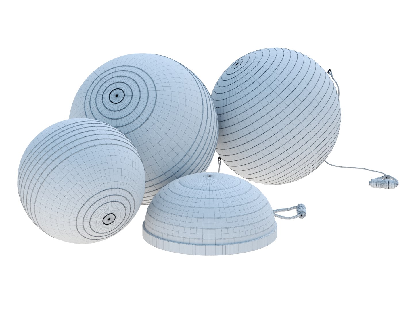 KIT BALL PILATES 3D Model - TurboSquid 1922808