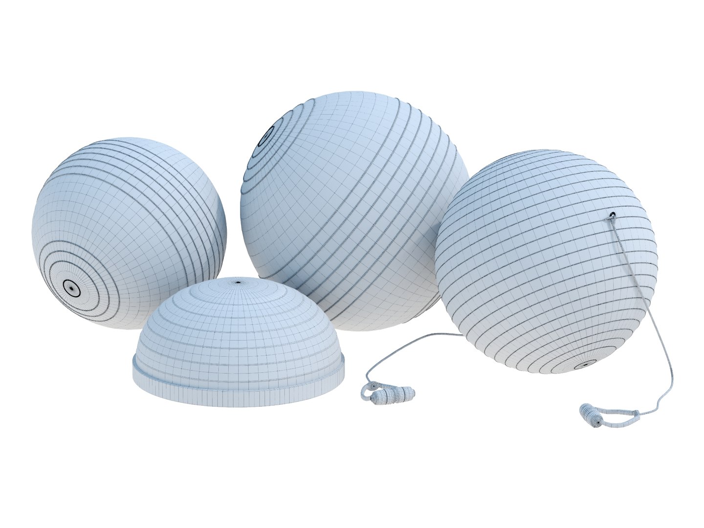 KIT BALL PILATES 3D Model - TurboSquid 1922808