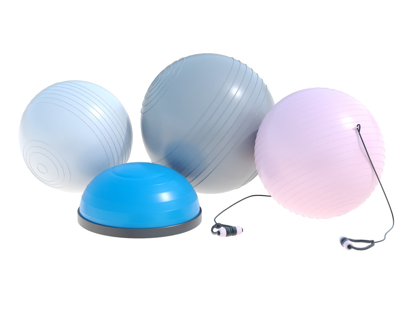 KIT BALL PILATES 3D Model - TurboSquid 1922808