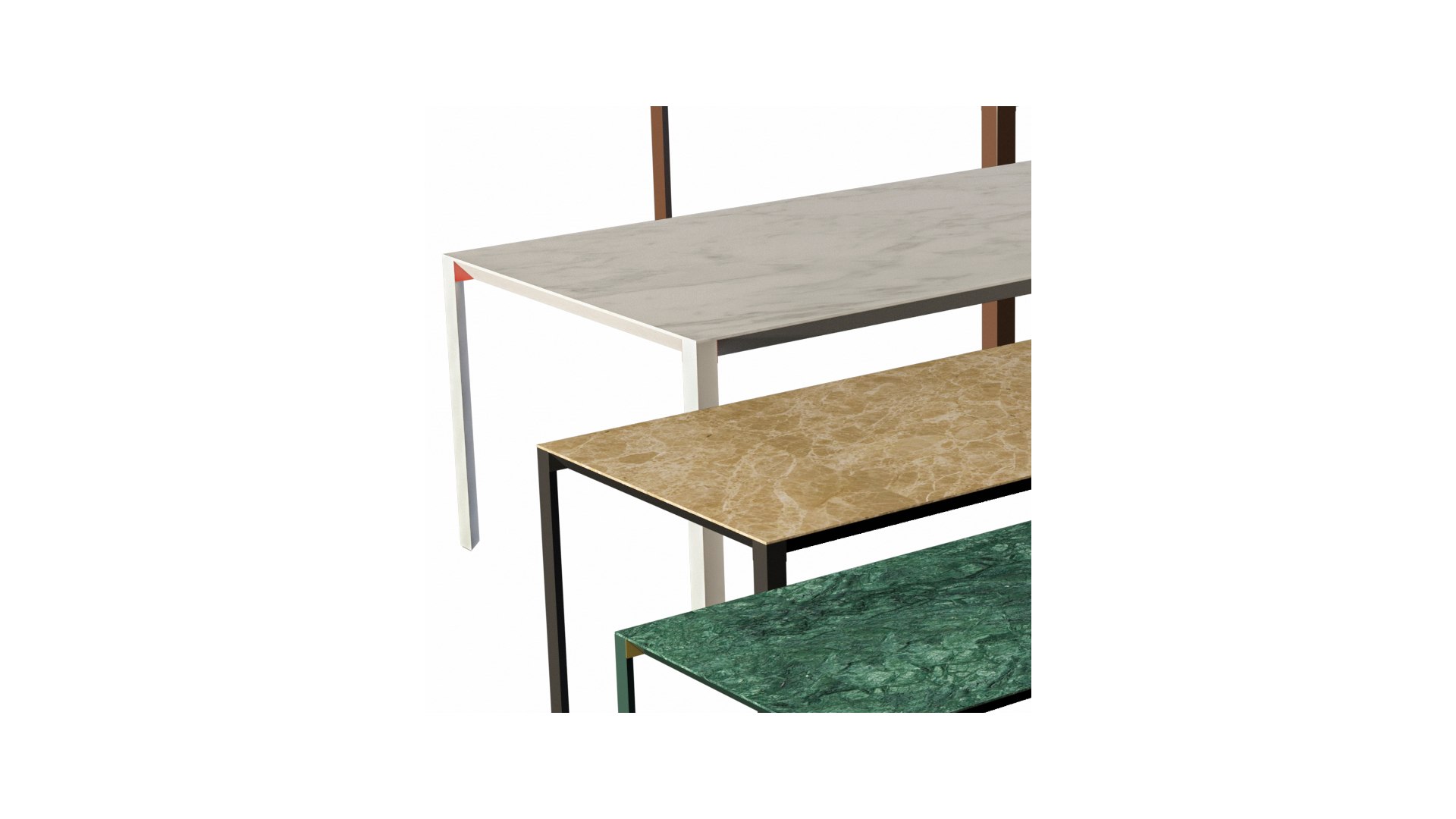 3D Half A Square Table - TurboSquid 1935927