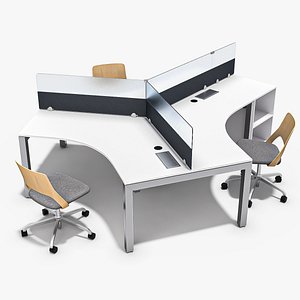 Office Desk Collada Models for Download | TurboSquid