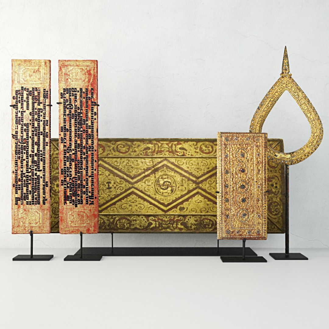 3D antique burmese decoration - TurboSquid 1203128