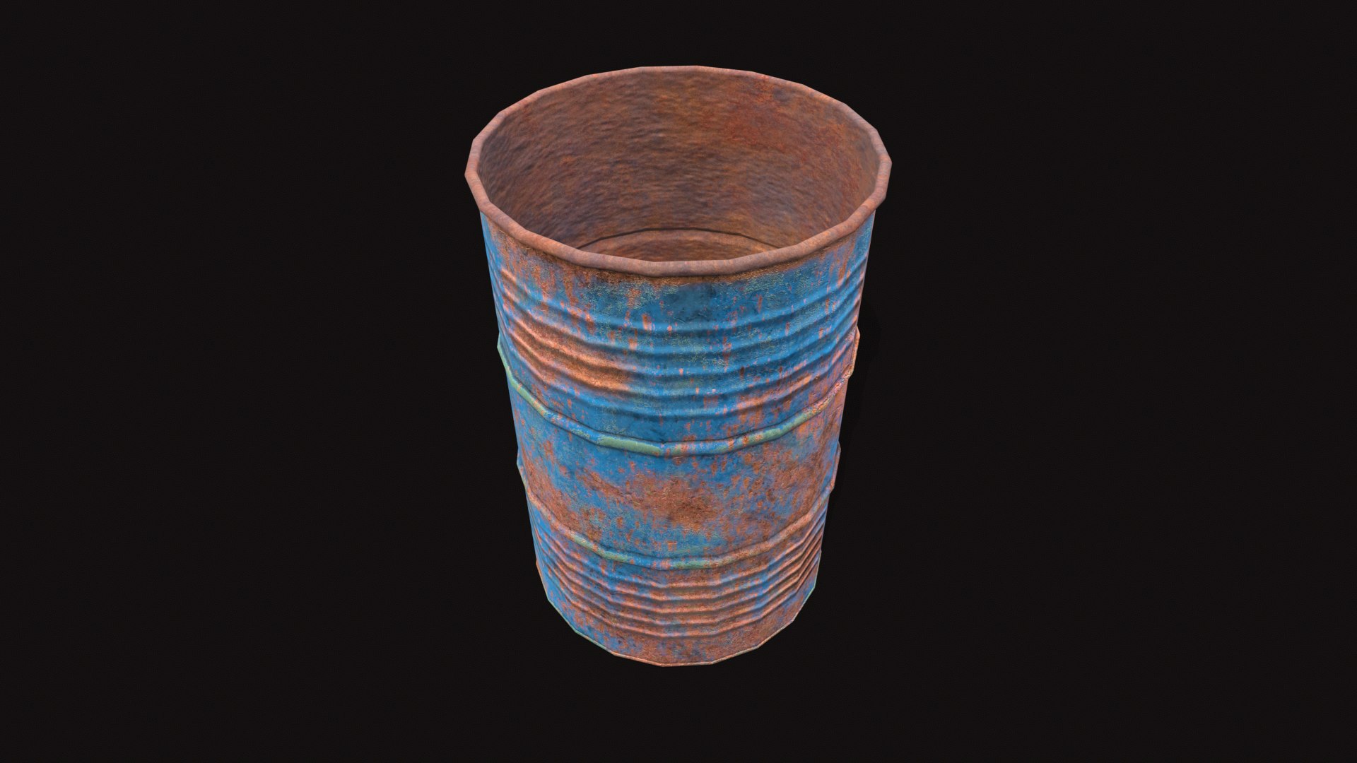3D Model Medieval Metal Barrel 02 - TurboSquid 2326323