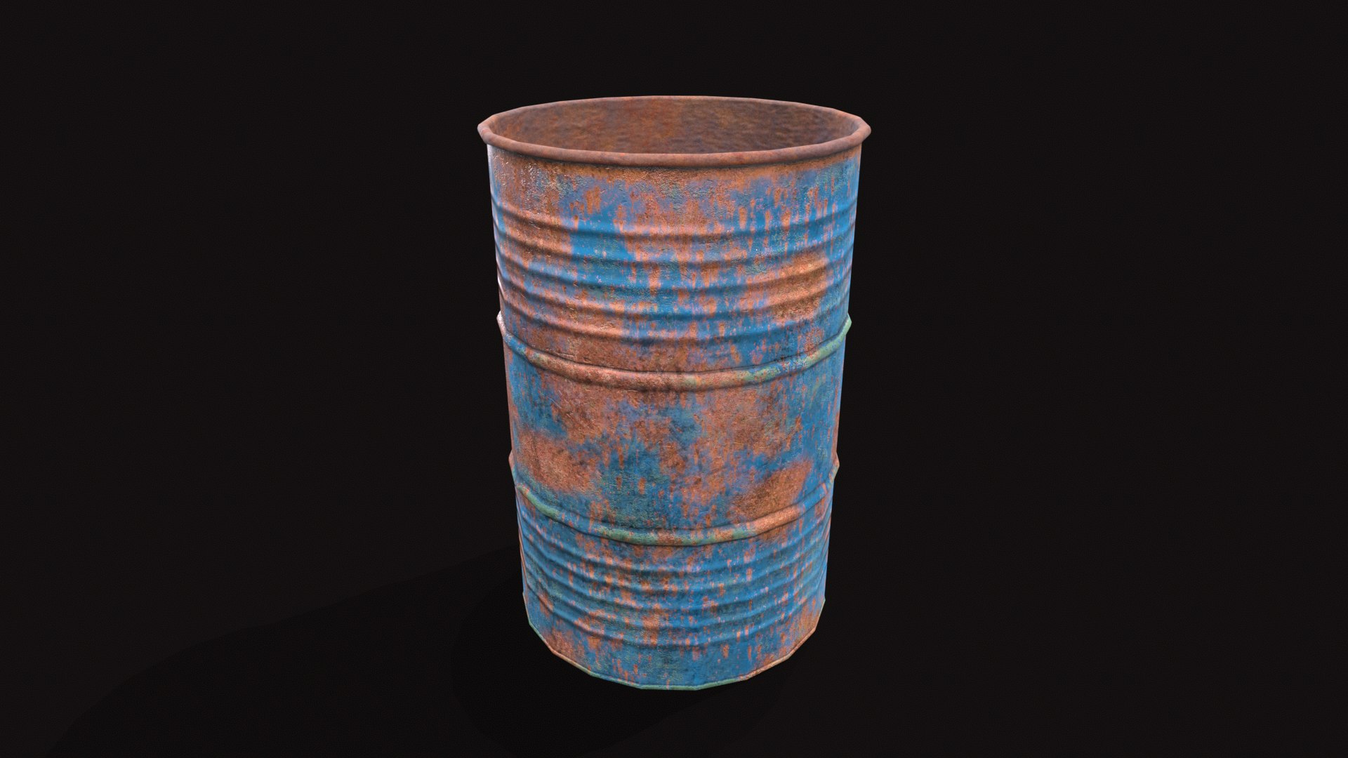 3D Model Medieval Metal Barrel 02 - TurboSquid 2326323