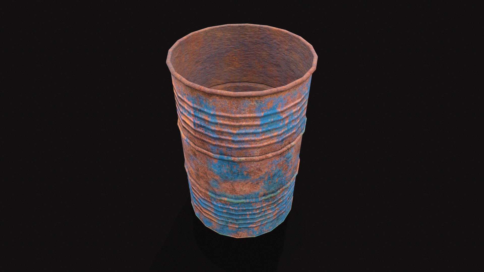 3D Model Medieval Metal Barrel 02 - TurboSquid 2326323