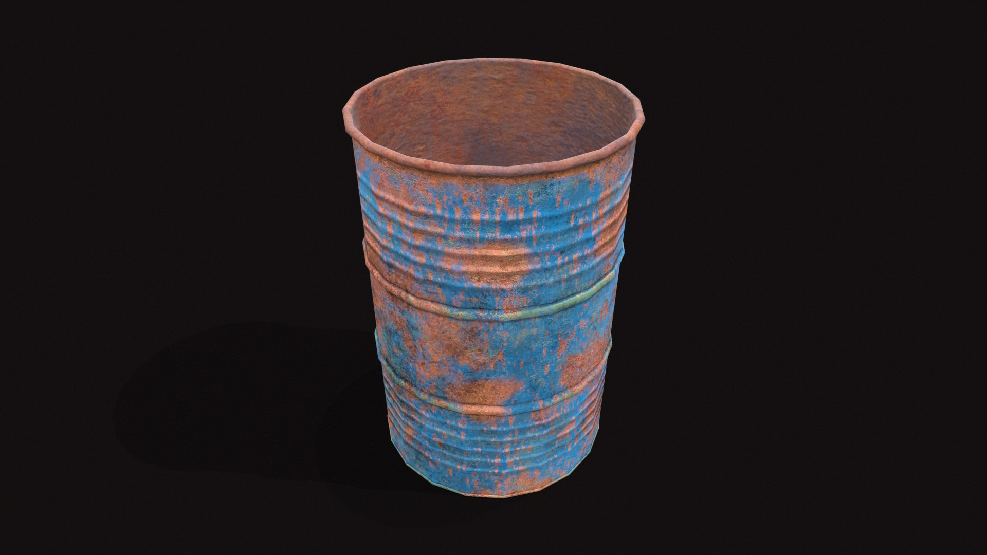 3D Model Medieval Metal Barrel 02 - TurboSquid 2326323