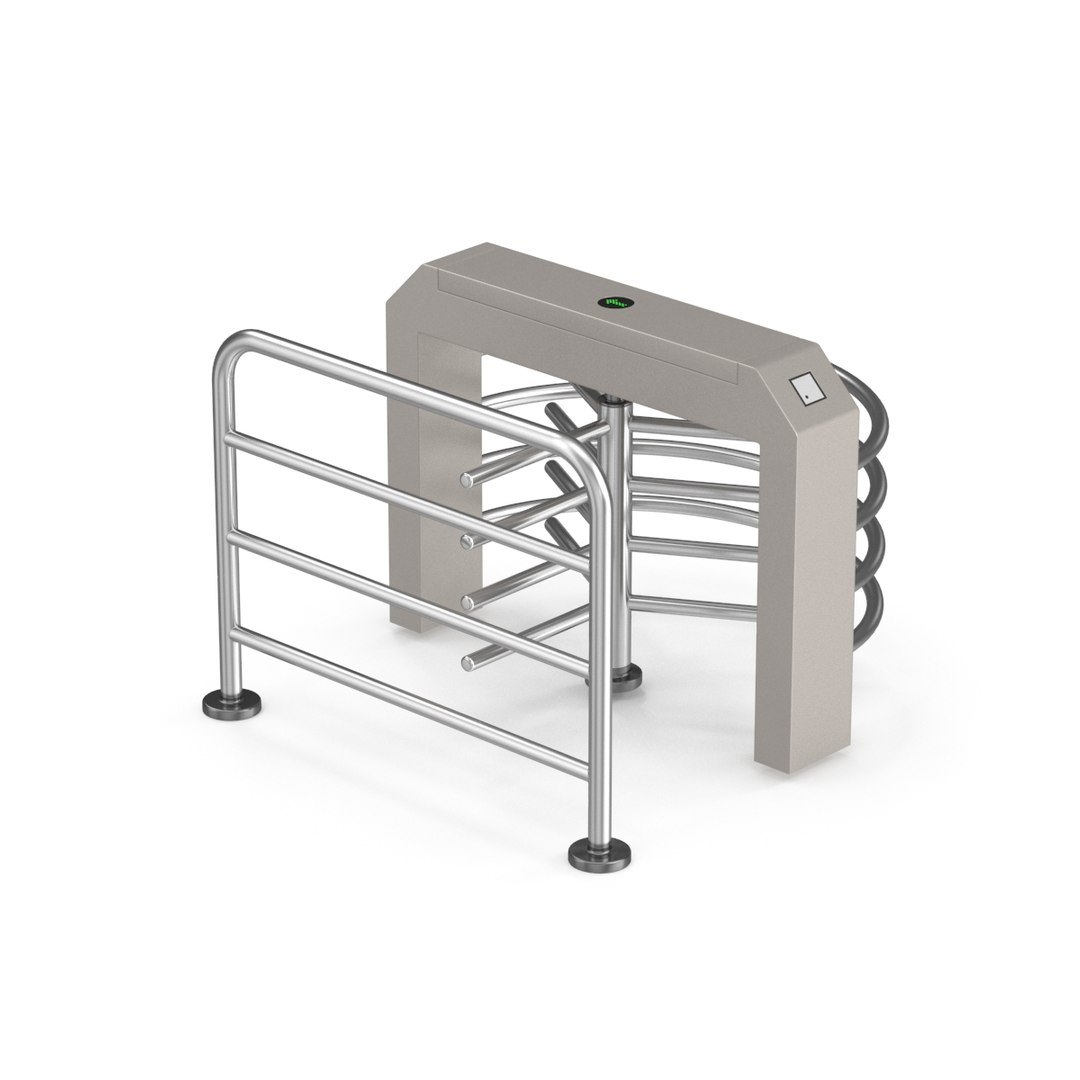 3D Turnstile Security Access Control PBR Model - TurboSquid 2178537