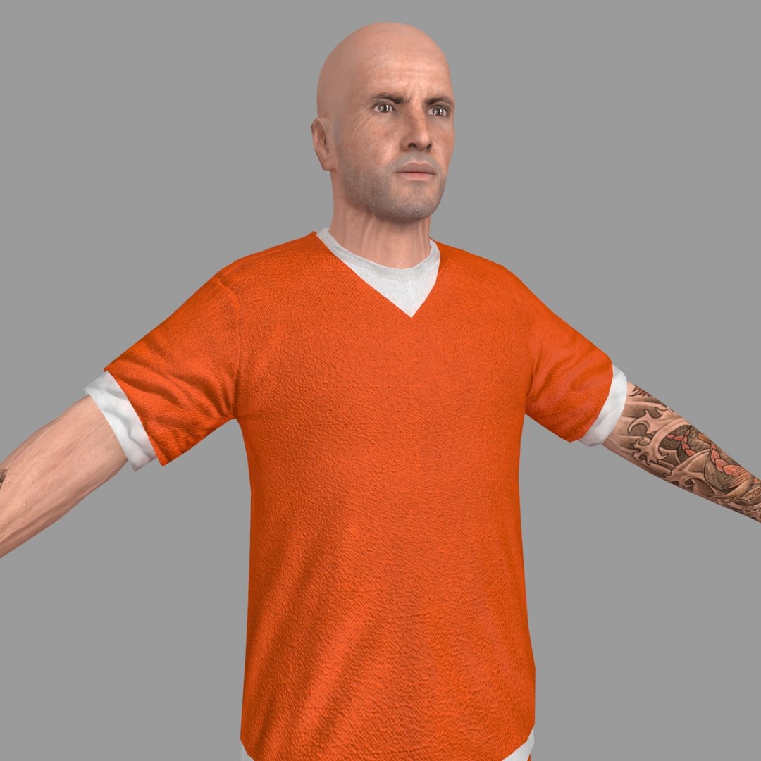 3D Prisoner Model - TurboSquid 1352521