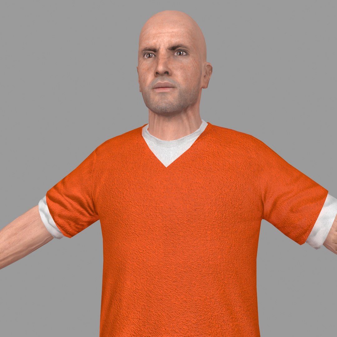 3D Prisoner Model - TurboSquid 1352521