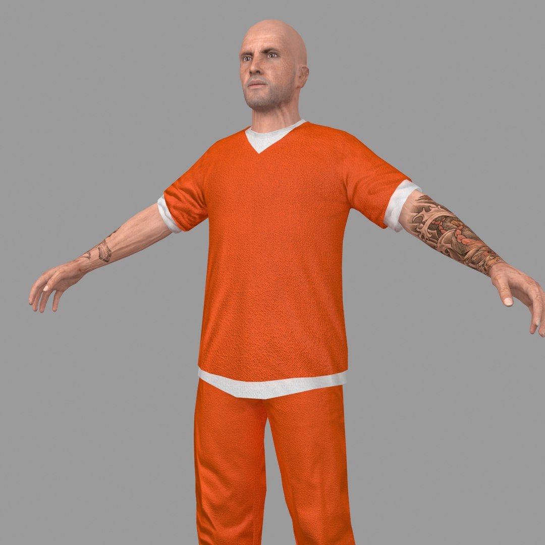 3D Prisoner Model - TurboSquid 1352521