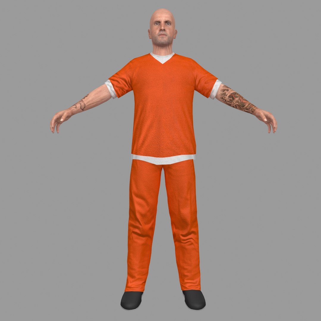 3D Prisoner Model - TurboSquid 1352521