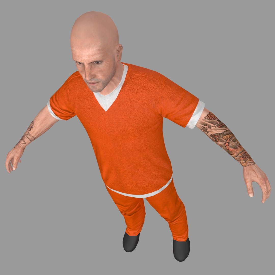 3D Prisoner Model - TurboSquid 1352521