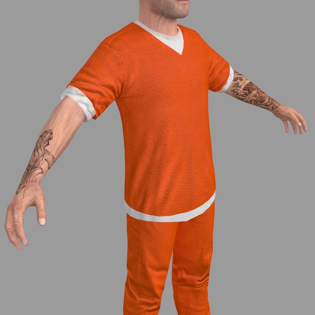 3D Prisoner Model - TurboSquid 1352521