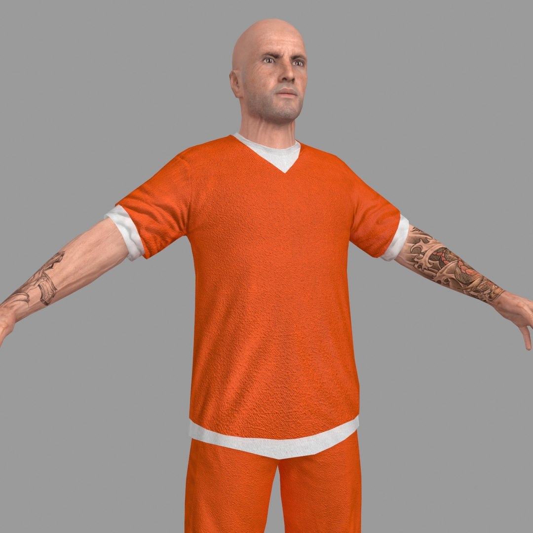 3D Prisoner Model - TurboSquid 1352521