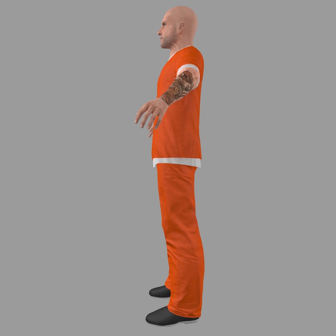 3D Prisoner Model - TurboSquid 1352521