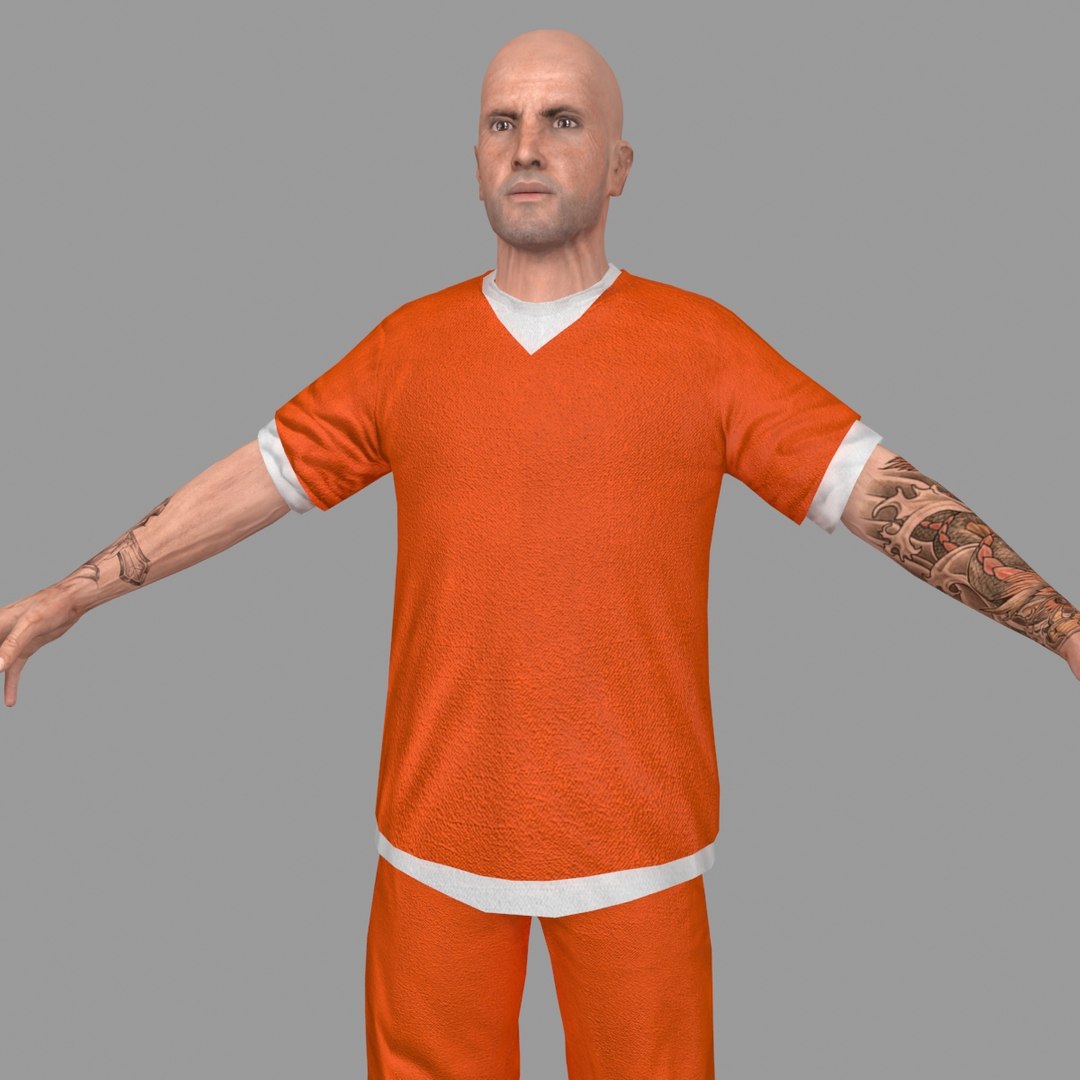 3D Prisoner Model - TurboSquid 1352521