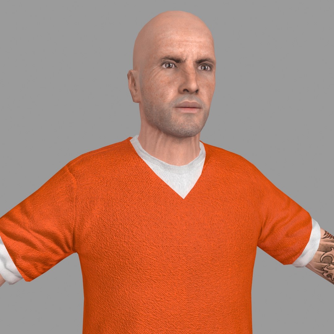3D Prisoner Model - TurboSquid 1352521
