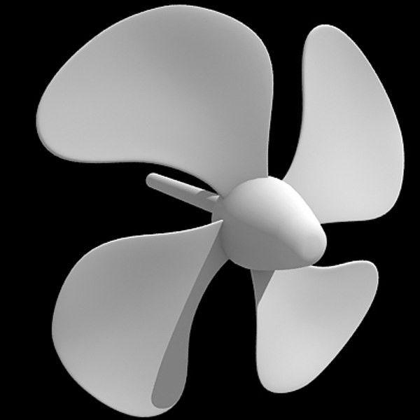 3d obj aircraft propeller blade