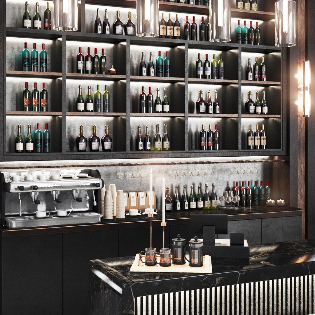 Cafe Bar 07 Restaurant 3D Model - TurboSquid 2116649