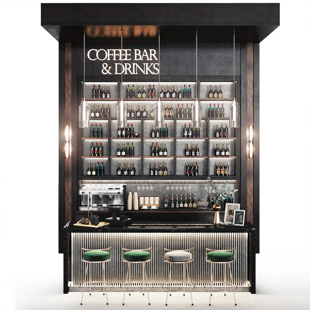 Cafe Bar 07 Restaurant 3D Model - TurboSquid 2116649