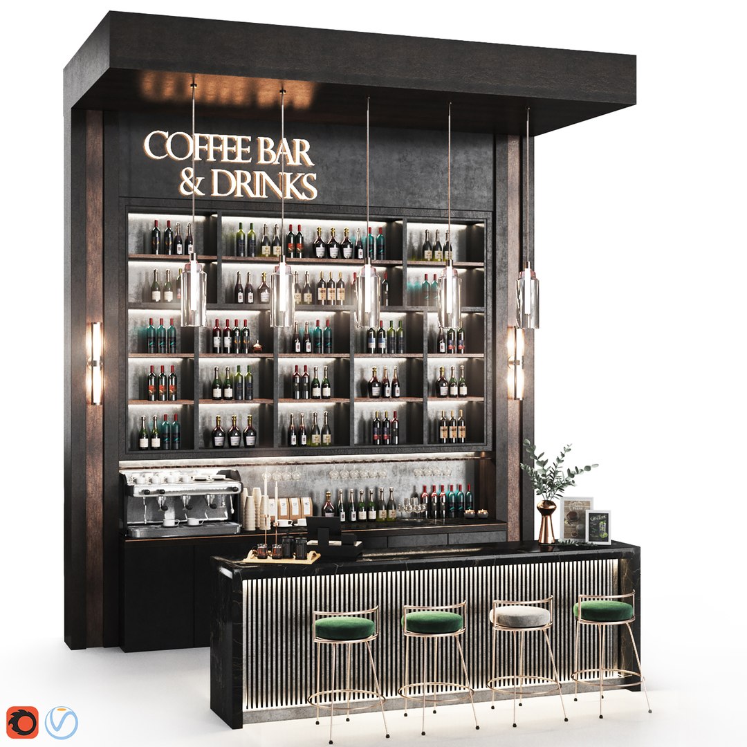 Cafe Bar 07 Restaurant 3D Model - TurboSquid 2116649