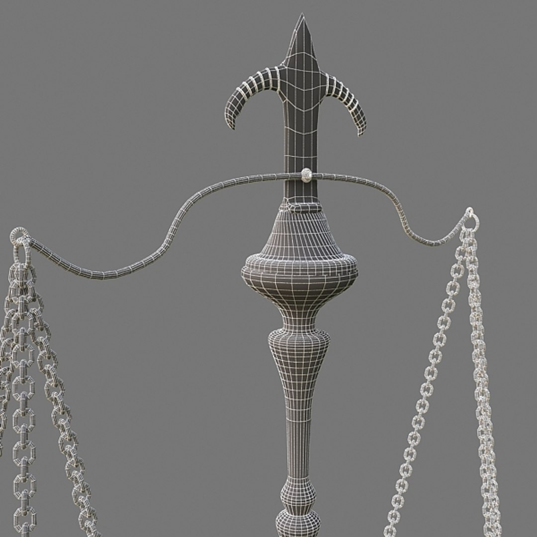 Scale Justice 3d Model