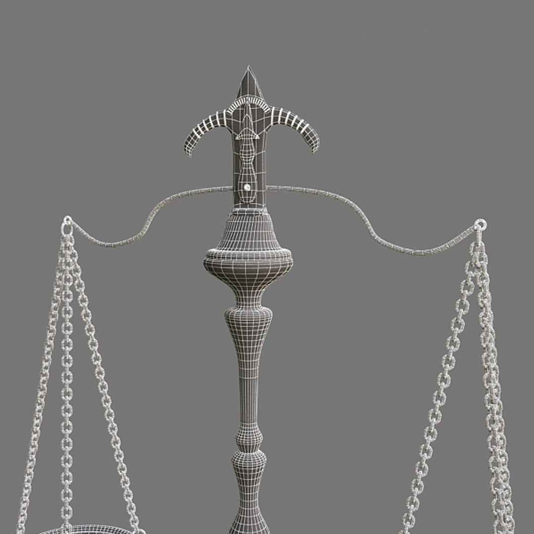 Scale Justice 3d Model