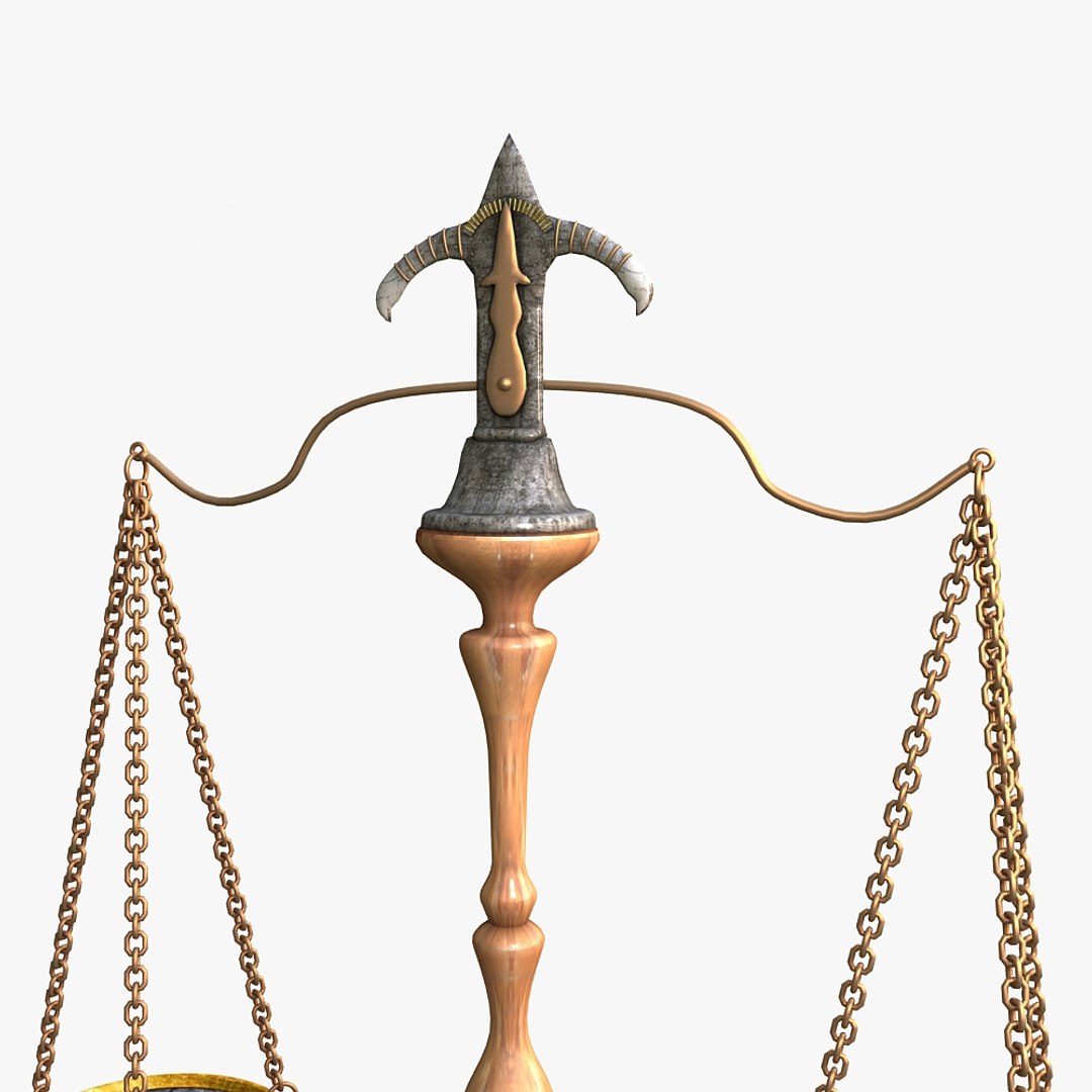 Scale Justice 3d Model