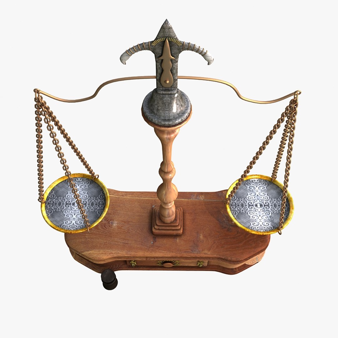 Scale Justice 3d Model