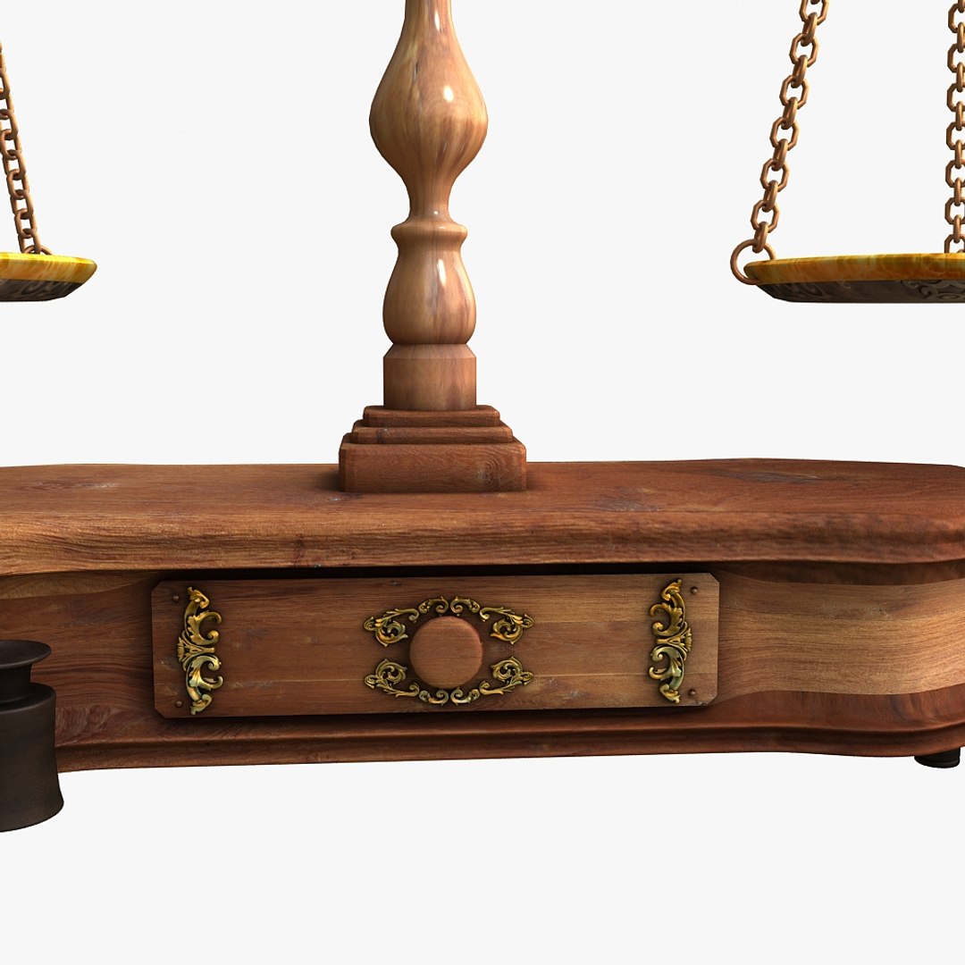 Scale Justice 3d Model