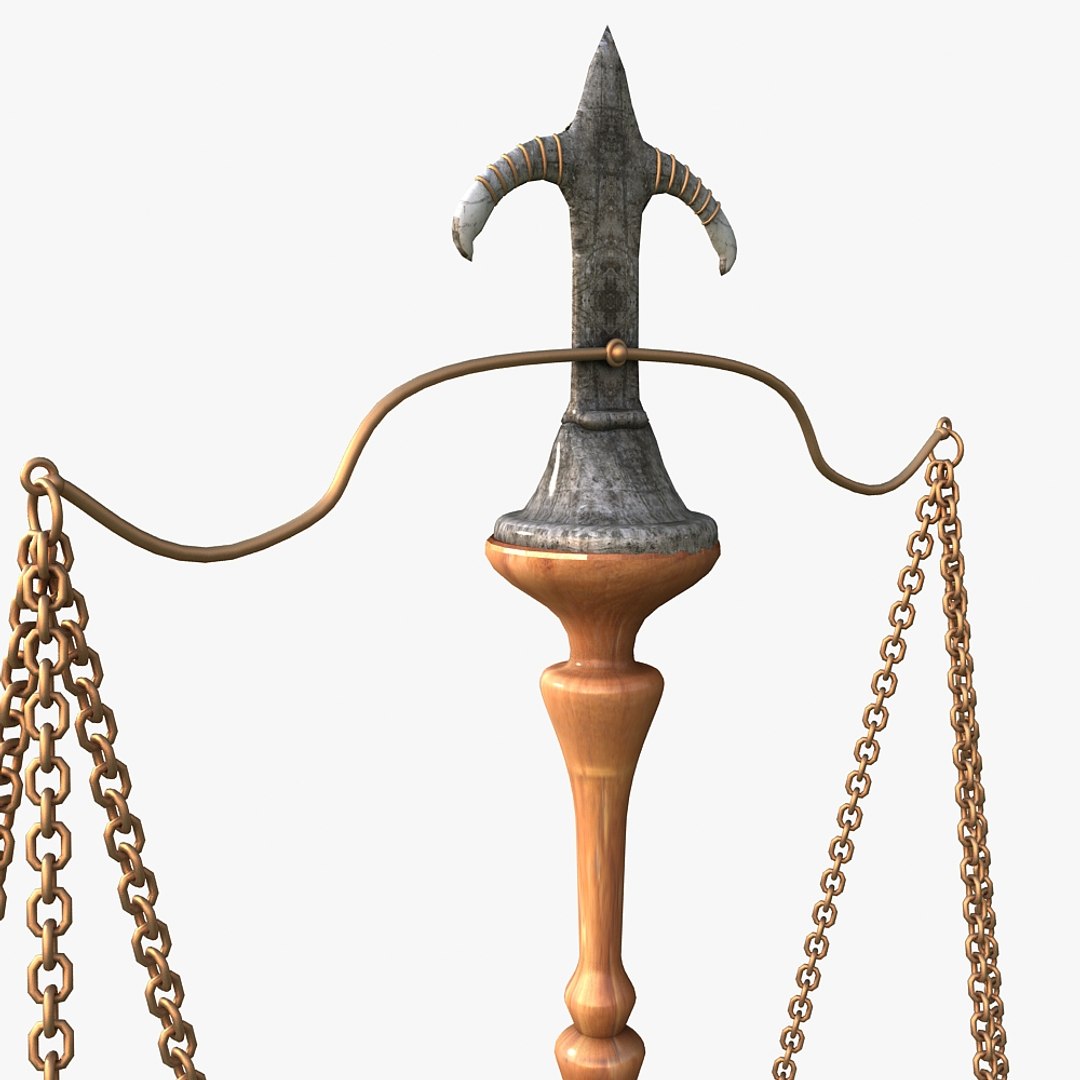 Scale Justice 3d Model