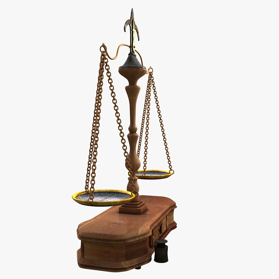 Scale Justice 3d Model