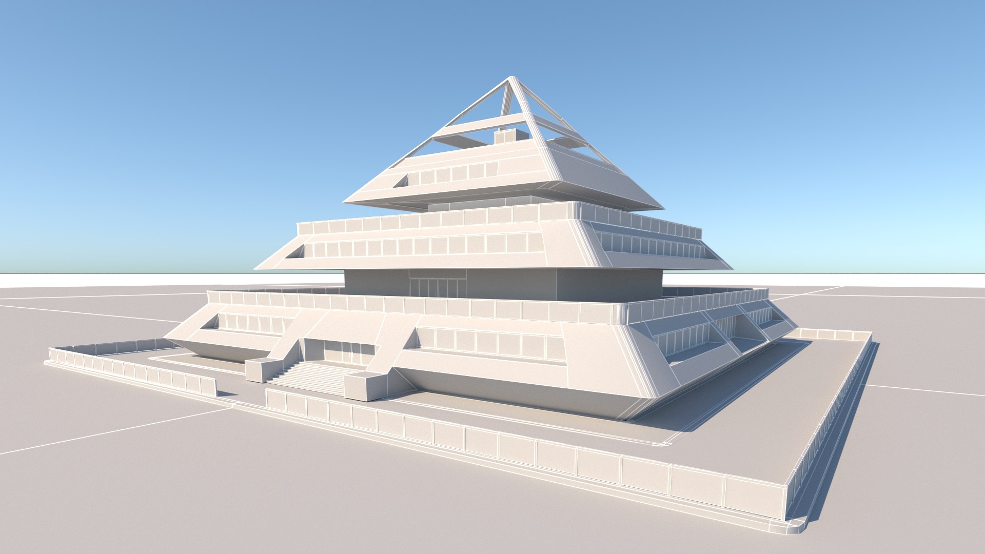 Future Building Exterior-interior 3D Model - TurboSquid 1740289