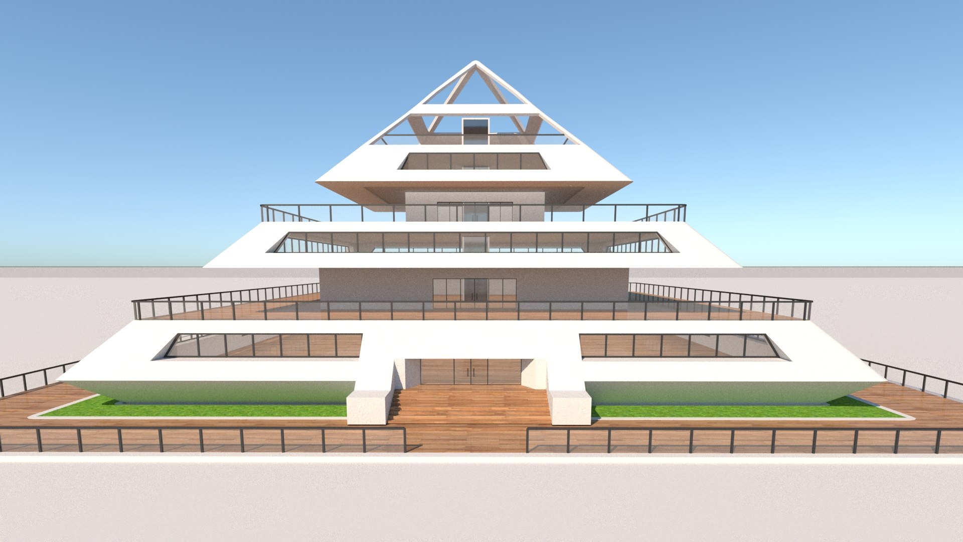 Future Building Exterior-interior 3D Model - TurboSquid 1740289