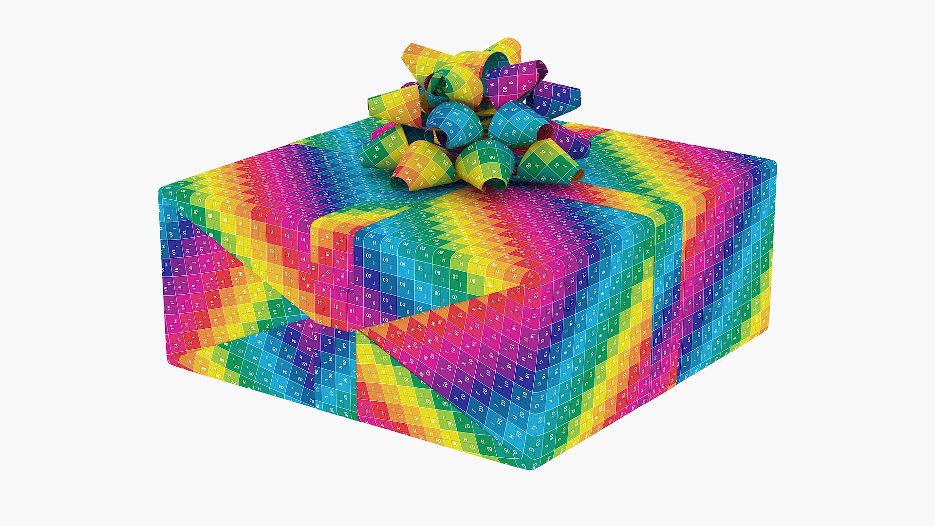 3D Wrapped Gift Box 7 V2 Model - TurboSquid 2294837