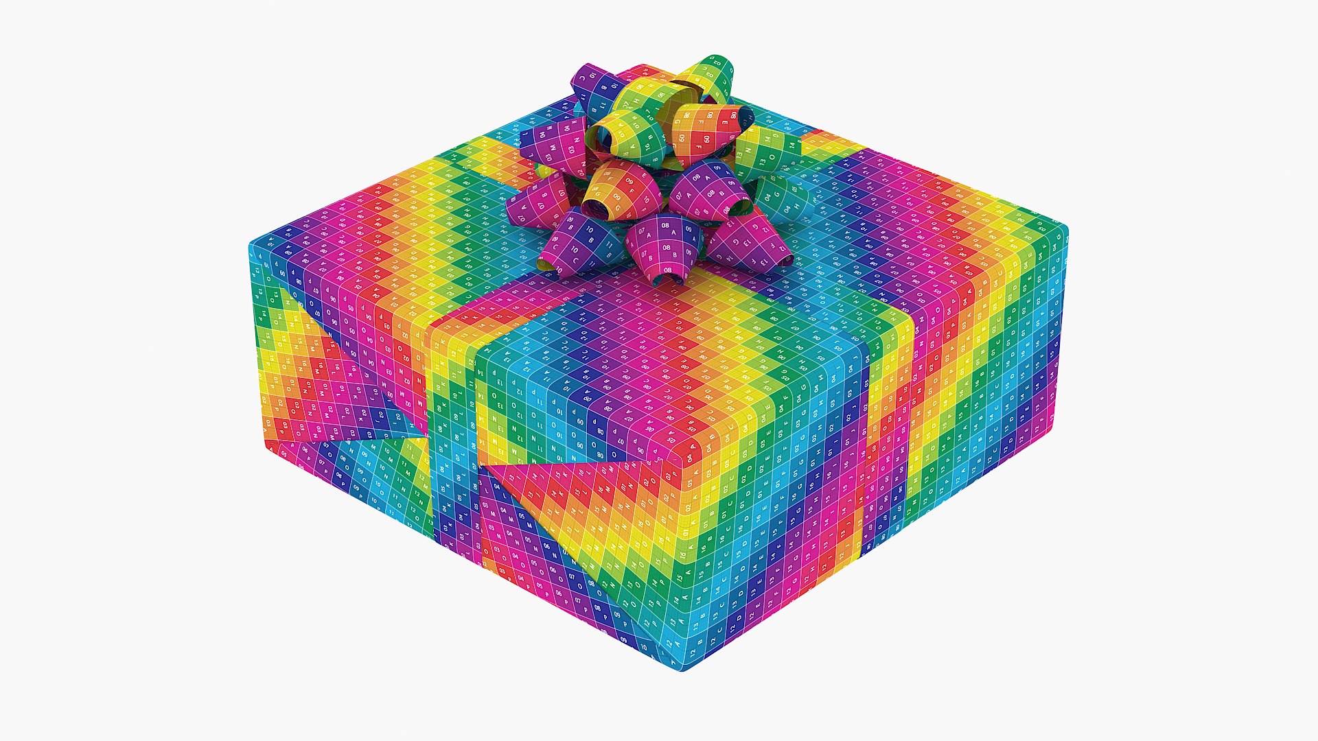 3D Wrapped Gift Box 7 V2 Model - TurboSquid 2294837