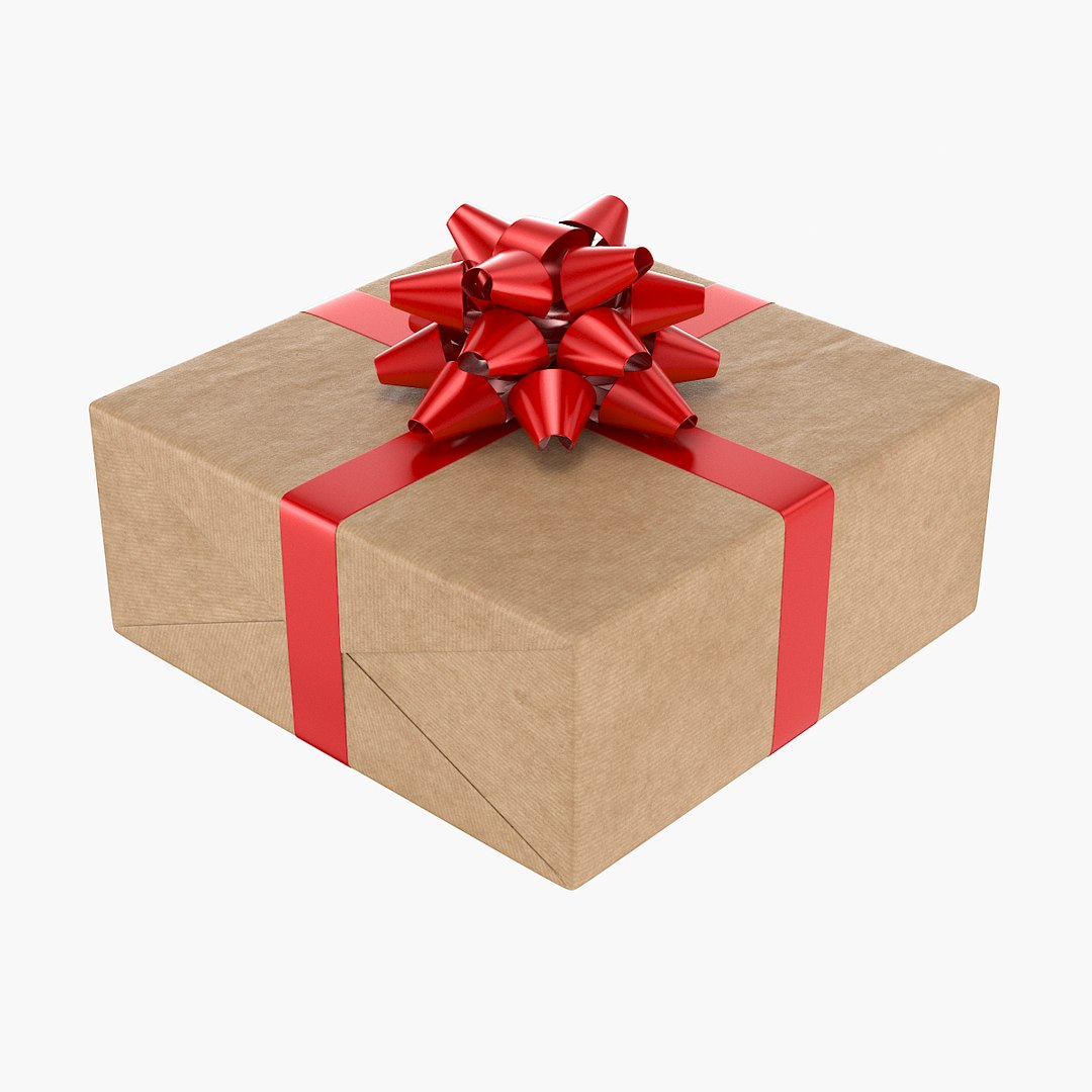 3D Wrapped Gift Box 7 V2 Model - TurboSquid 2294837